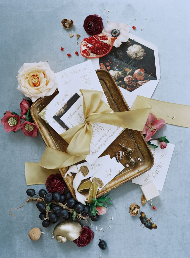 Dutch Masters Wedding Design at Dover Hall by Lustre Theory